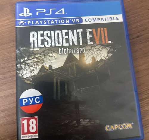 Resident evil 7 ps4 диск