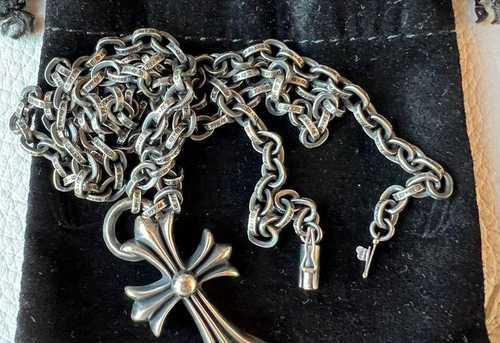 Chrome hearts Paper Chain Cross Pendant