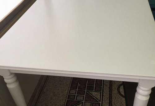 Стол обеденный раздвижной белый из массива