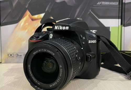 Фотоаппарат Nikon D3400 AF-P 18-55mm