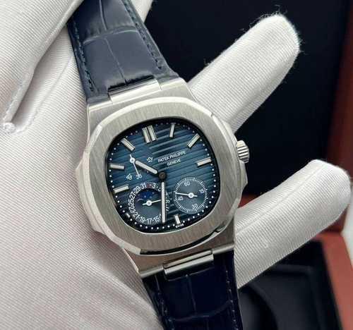 Мужские наручные часы синие Patek Philippe