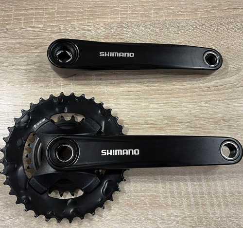 Оригинальные шатуны Shimano MT101 2x9