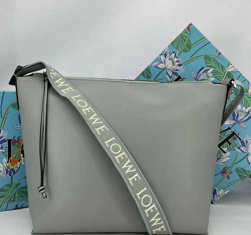 Сумка loewe натуральная кожа люкс 33/30/16