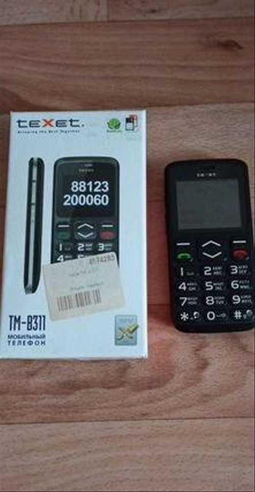 Мобильный телефон texet тм- В311
