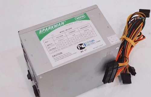 Блок питания Sparkman 400W (без коробки) /чек