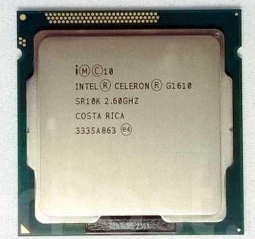 Процессор Intel Celeron G1610 2.60GHz 2Mb 2xDDR3-1