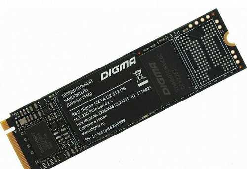 Жесткий диск SSD M.2 Digma512Gb (dgsm4512GG23T)