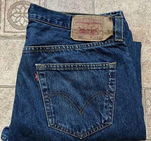 Джинсы levis 501 pakistan широкие оригинал