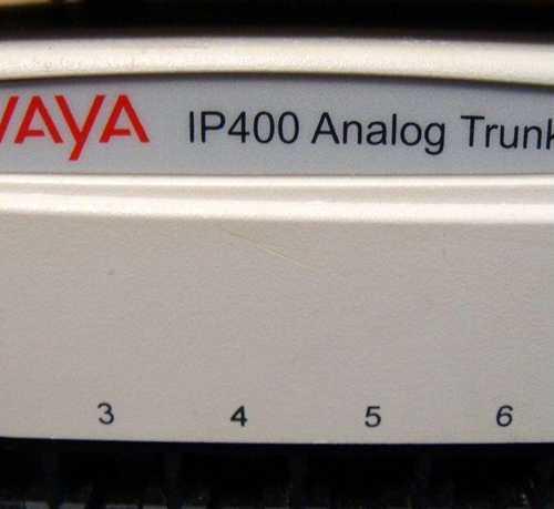 Атс avaya IP 400 Analog Trunk