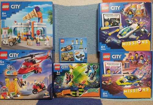 Конструктор lego City 60299,60354,60281,60322