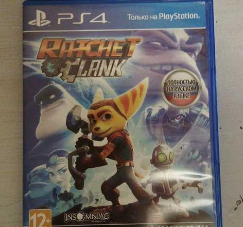 Игра ratchet clank playstation 4 диск с коробкой