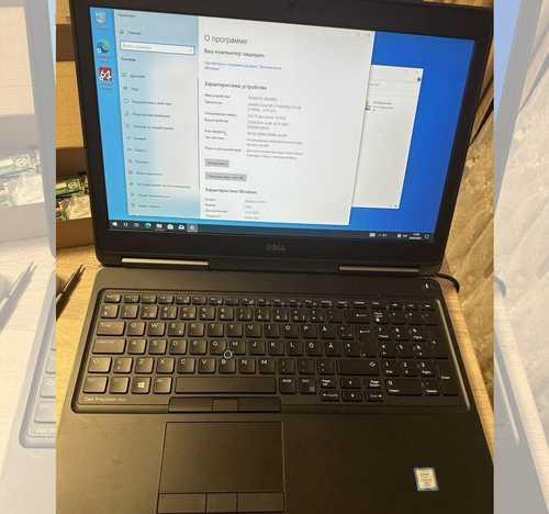 Ноутбук Dell precision 7510, Quadro M2000m, i7