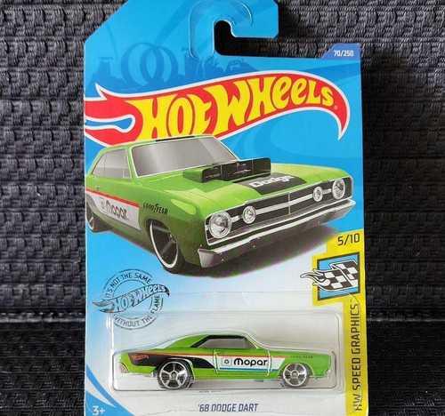 Hot Wheels '68 Dodge Dart / Hw Speed Graphics