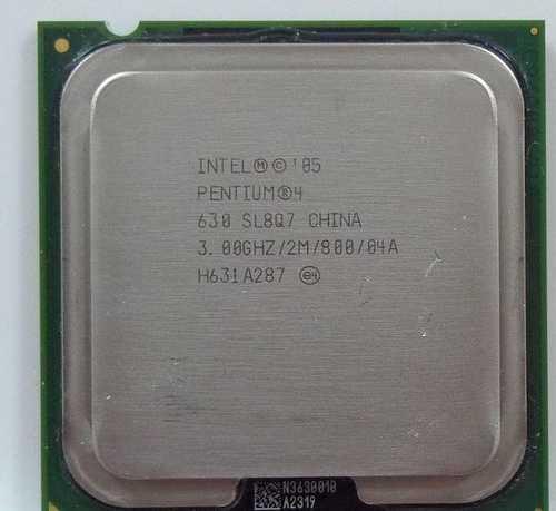 Процессор s775 Intel Pentium 4 630 (3000MHz)