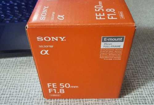 Объектив Sony FE 50mm f1.8