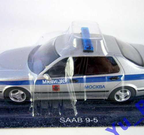 Saab 9-5 Милиция Москва №48 1:43 Yu-Ra