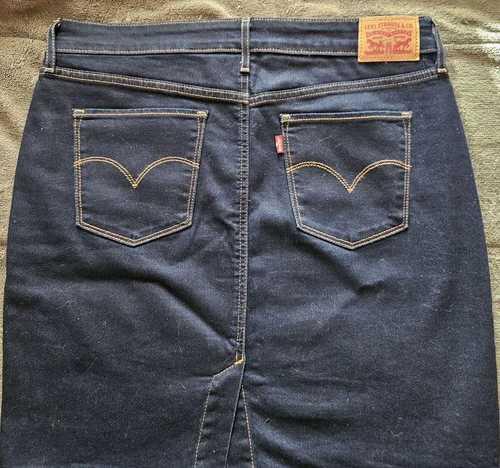 Джинсовая юбка levis