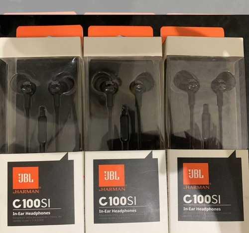 Наушники проводные JBL C100SI