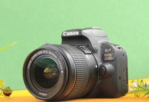 Фотоаппарат Canon 200D kit 18-55 III