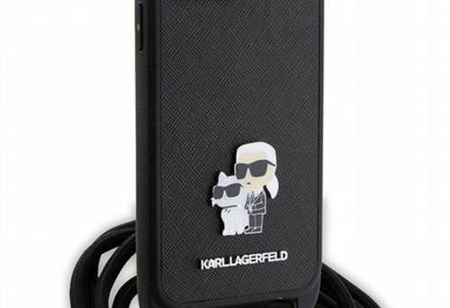 Чехол с ремешком Karl Lagerfeld iPhone 15 Pro Max