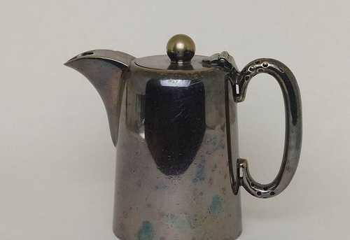 Кофейник/чайник. Серебрение Sheffield. Англия.1941