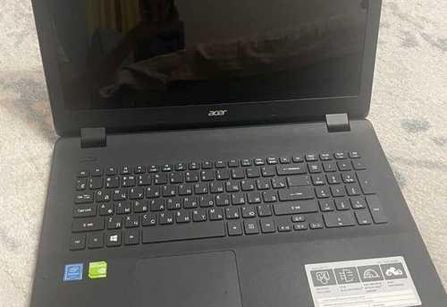 Ноутбук Acer aspire ES17