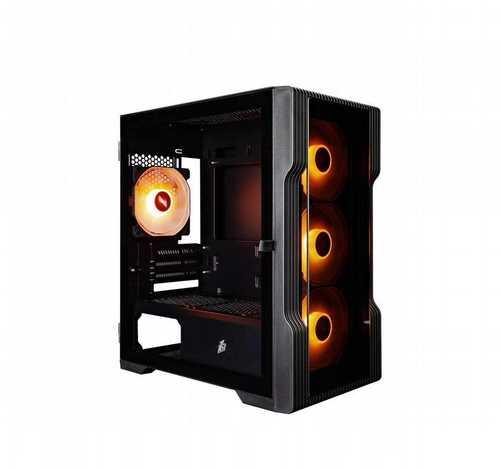 Корпус mATX Б бп 1stplayer trilobite T3-G argb Bl