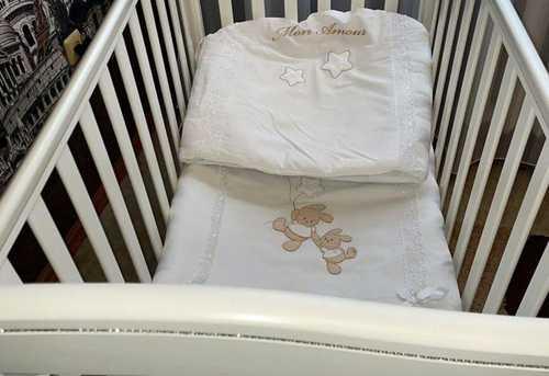 Детская кроватка приставная Bambolina collection