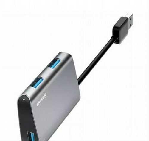 USB-хаб Baseus Enjoyment (cahub-A0G) Dark Gray Нов