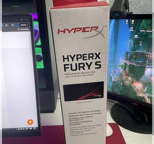 Коврик для мыши HyperX Fury S Pro Speed XL