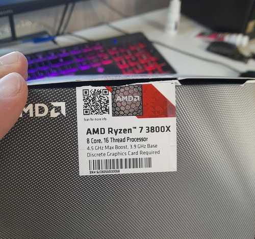 Процессор amd ryzen 7 3800x