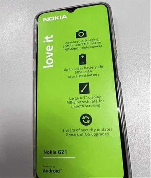 Телефон Nokia G21 6/128Gb гарантия