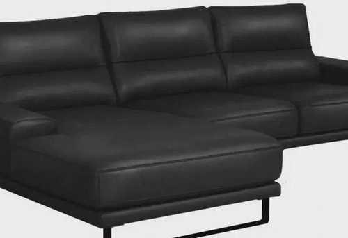 Угловой кожаный диван Рипозо дизайн 2
