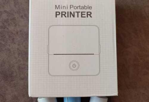 Мини принтер для телефона планшета новый