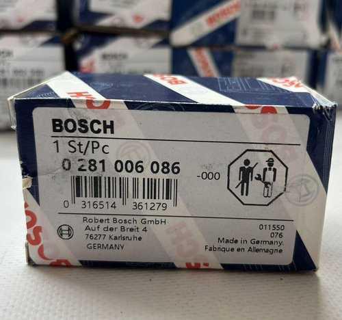 Датчик давления топлива Bosch 0281006086