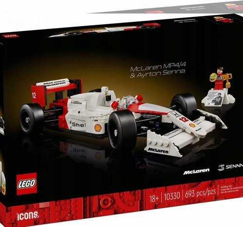 Lego Icons 10330 McLaren F1 MP4/4 и Айртон Сенна