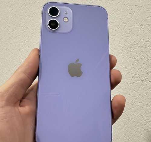 Корпус iPhone 12 purple lux в сборе оригинал