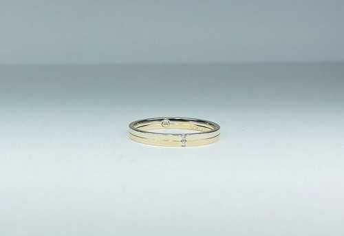 Золотое обручальное кольцо Sokolov c бриллиантами