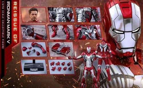 Hot toys mms400d18b iron MAN 2mark V