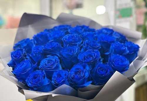 Цветы синяя роза