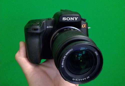 Зеркальный фотоаппарат sony dslr-A350