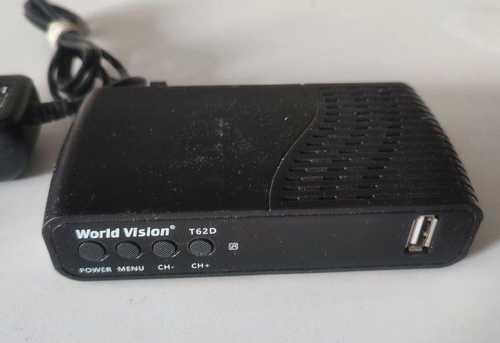 Цифровая тв приставка WorldVision T62D + WiFi