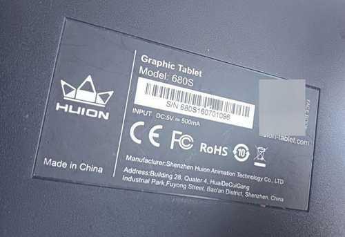 Графический планшет huion 680S