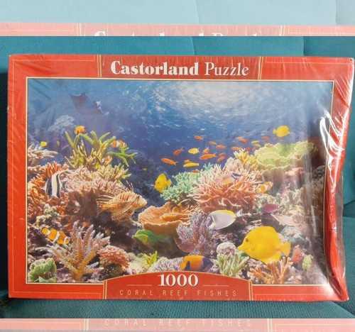 Новый пазл 1000 castorland puzzle рыбки