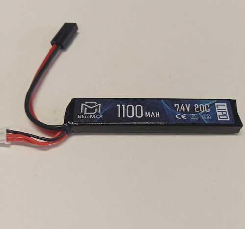 Аккумулятор bluemax 7.4V 1100mah 20С