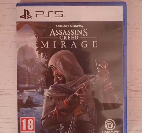 Игровой диск на ps5 Assassin's Creed Mirage