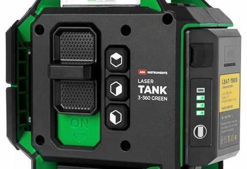 Лазерный уровень ADA lasertank 3-360 green basic e