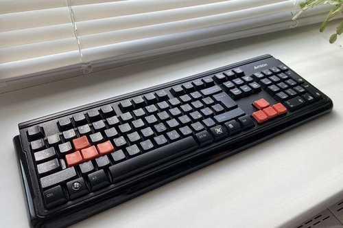 Игровая клавиатура беспроводная a4tech gk-300a