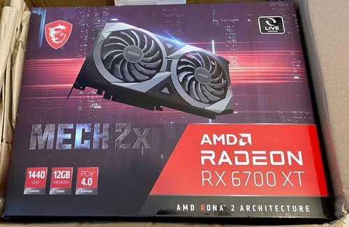 Продам видеокарту rx6700xt msi