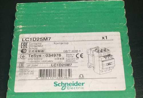 Контактор Schneider Electric LC1D25M7